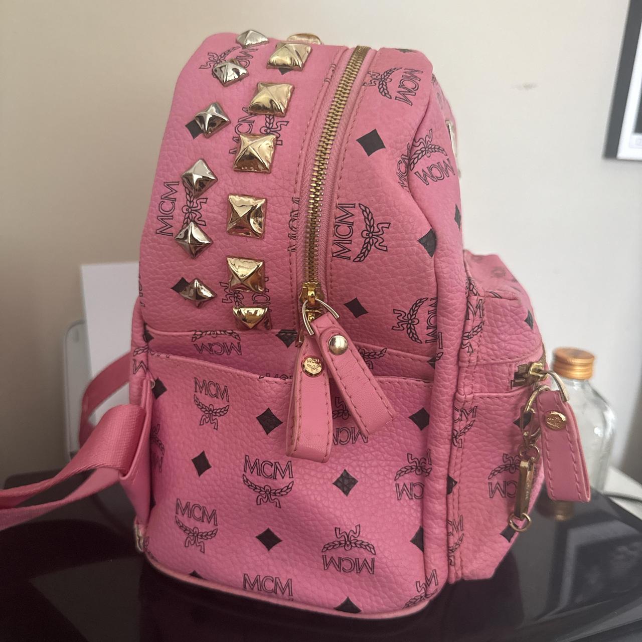 Hot Pink MCM mini backpack #MCM #minibackpack -... | Depop