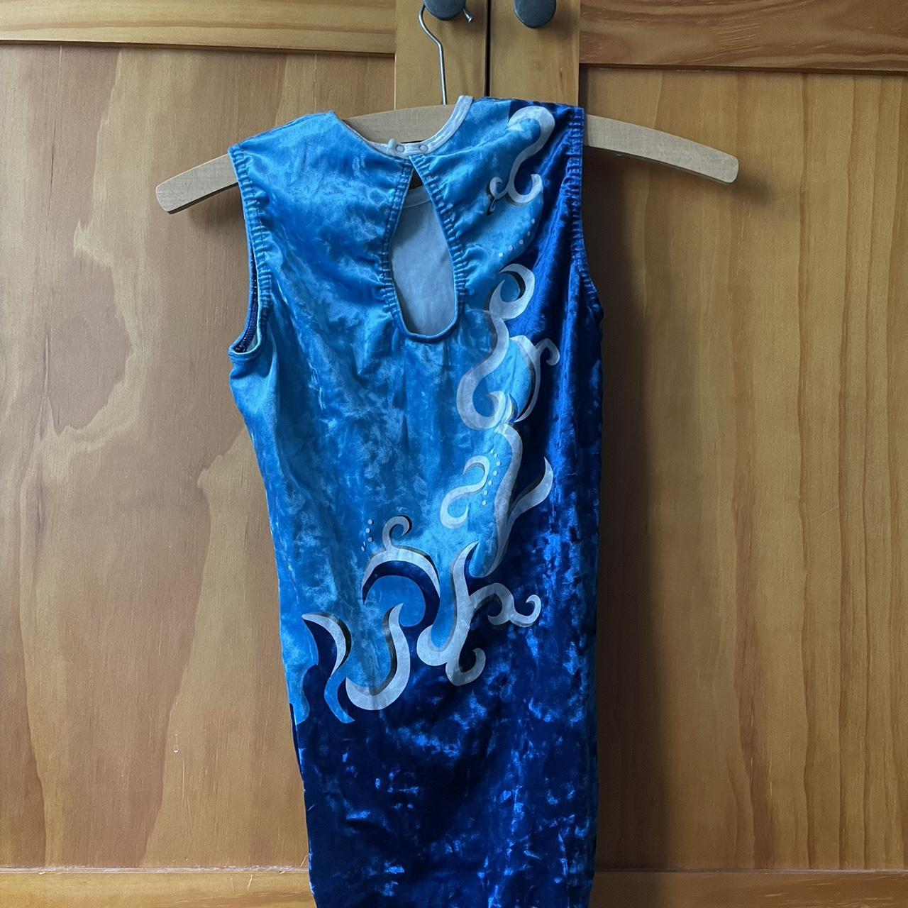 Agiva gymnastics leotard with digital print Age... - Depop