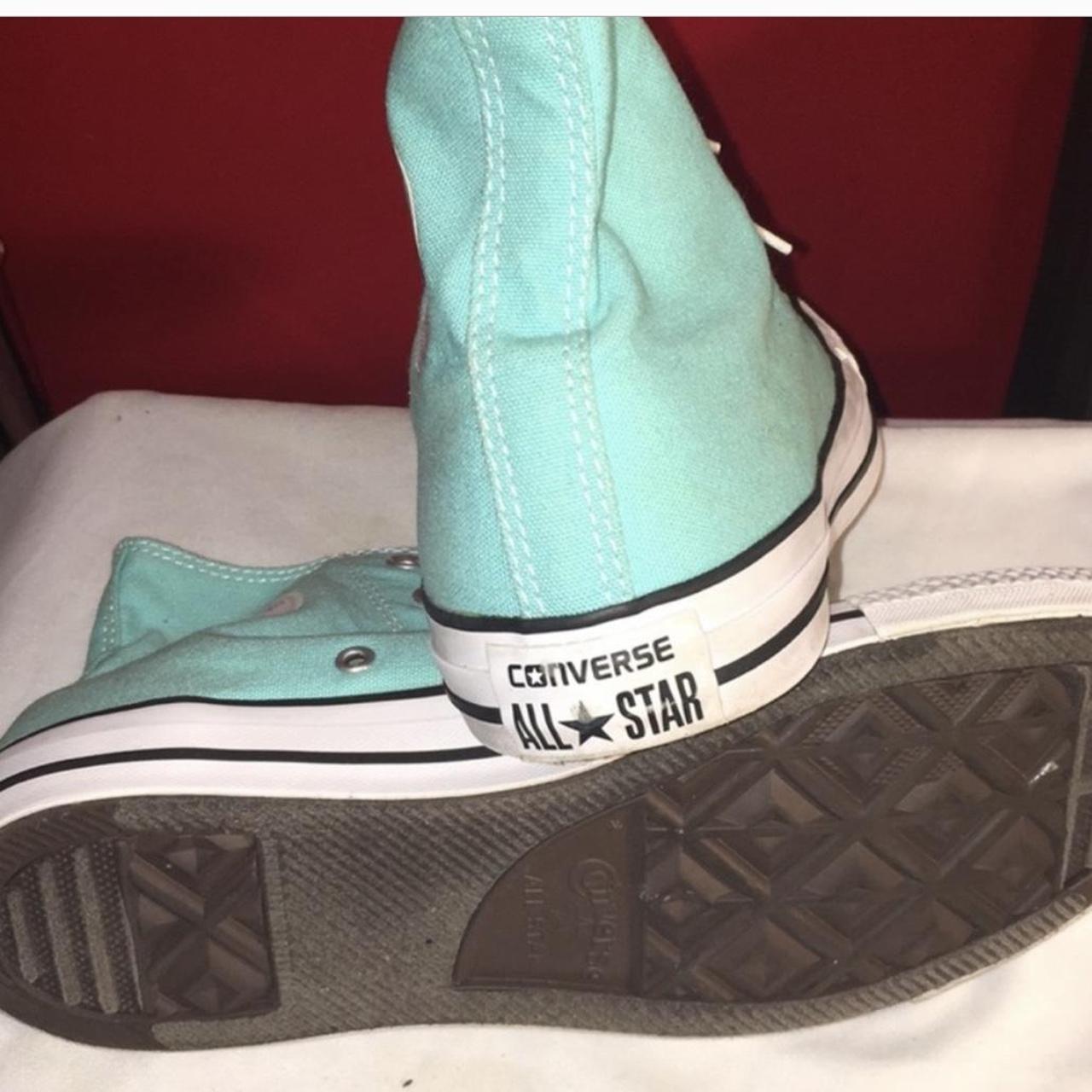 Turquoise converse - Depop