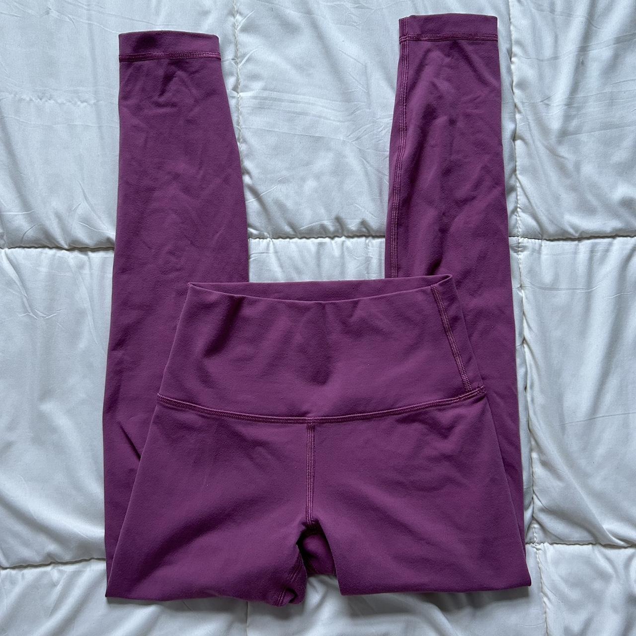Purple Lululemon Leggings size: 4 slight pilling - Depop