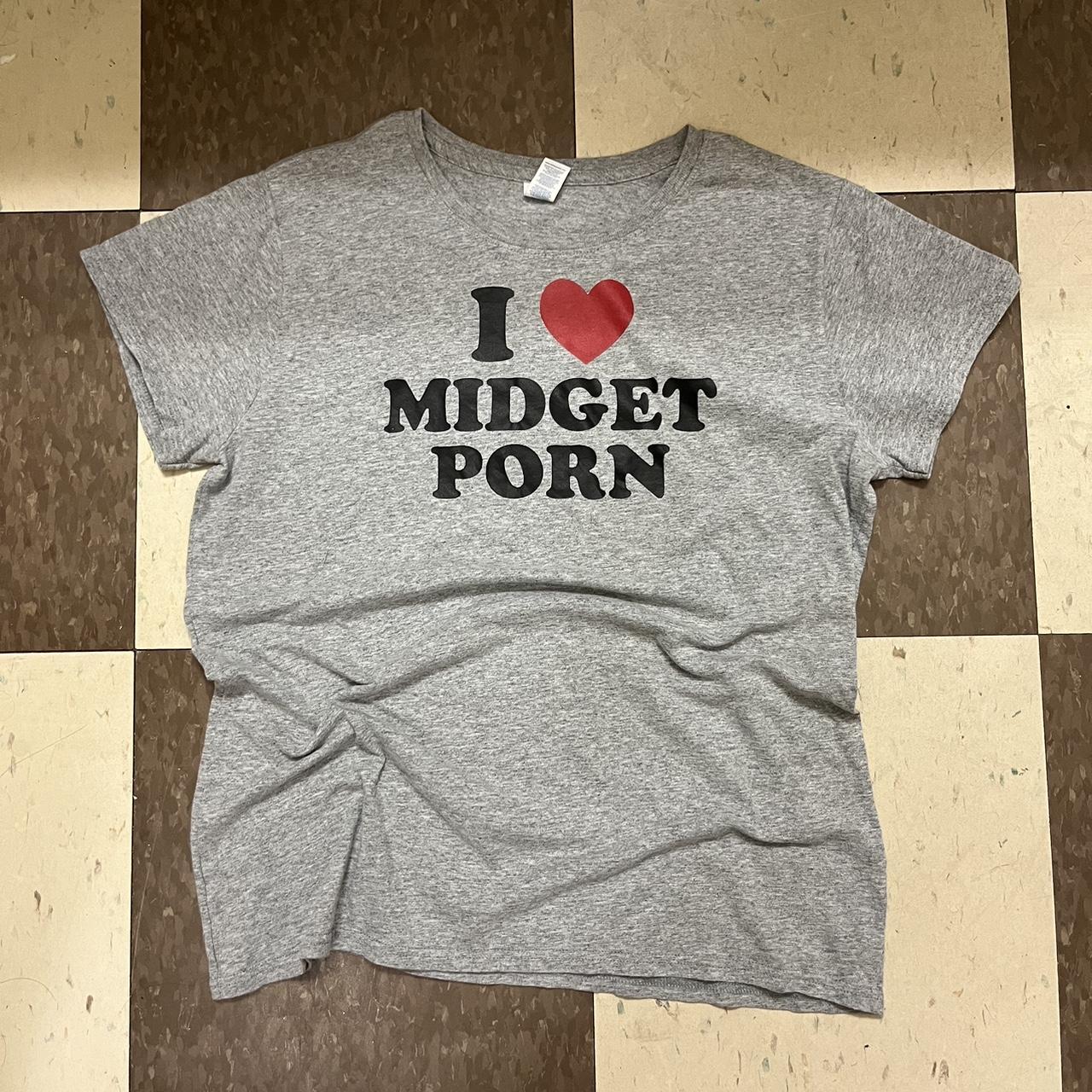 I Heart Midget Porn Tee Sz Women’s L - Depop