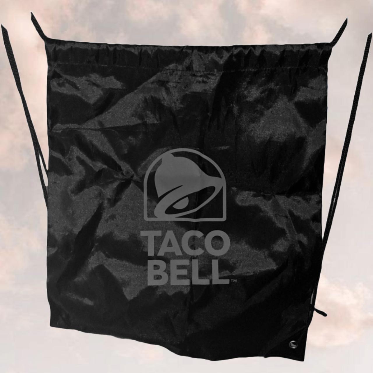 Taco Bell employee drawstring bag Product... - Depop