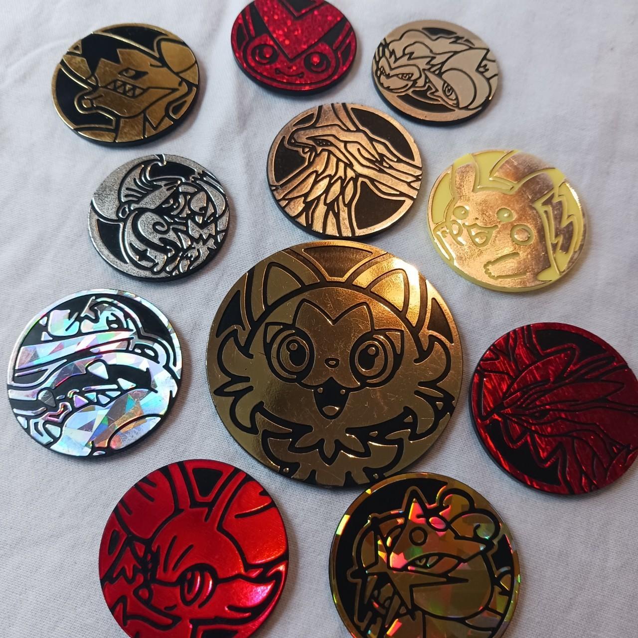 Pokemon collectors plastic coins lot of 11 Product... - Depop