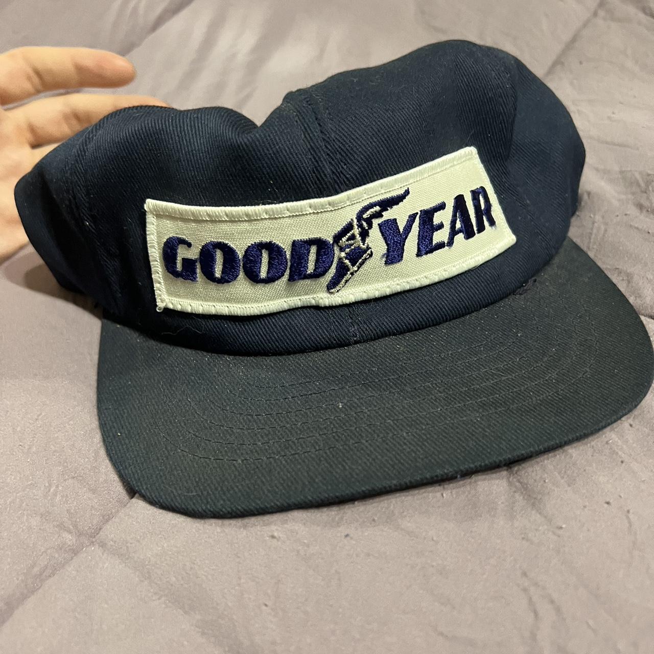Vintage Goodyear SnapBack #vintage #snapback... - Depop