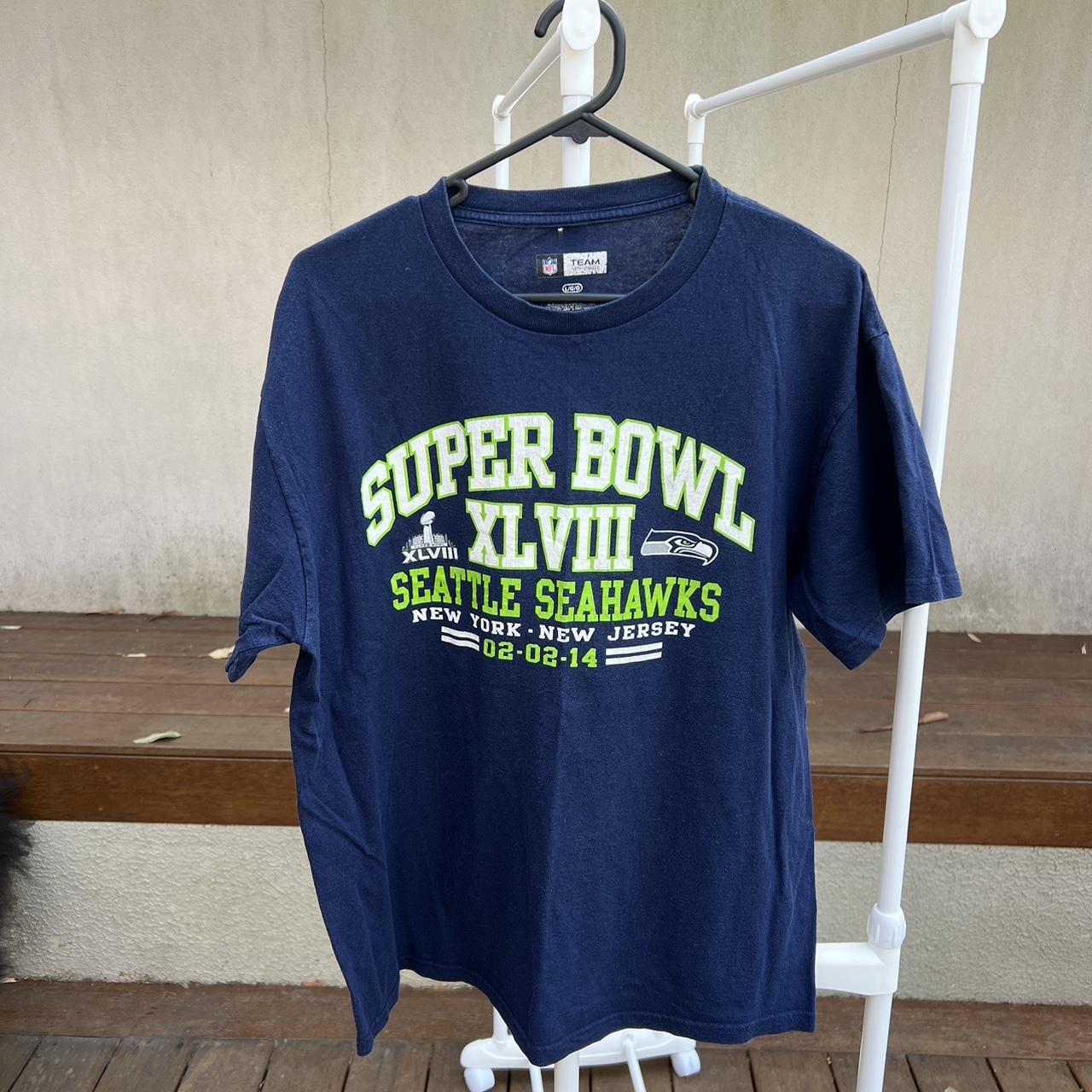 Sick Seattle Seahawks 2014 super bowl XLVIII... - Depop