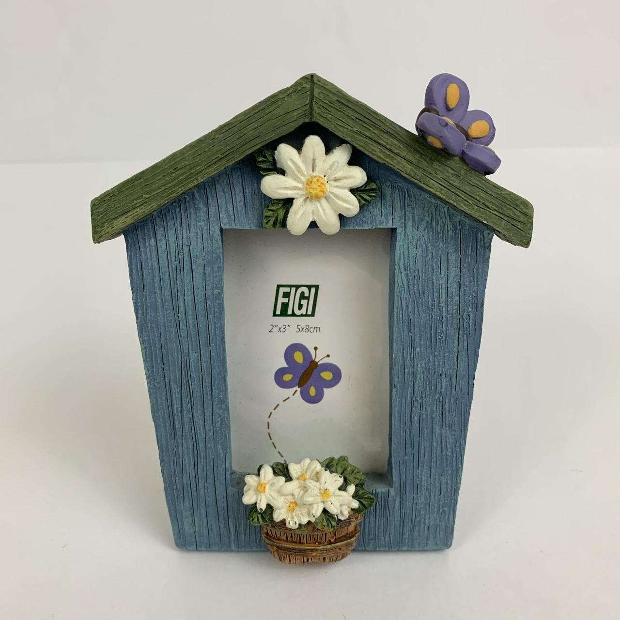Vintage FIGI Country Cottage Resin Picture Frame... | Depop