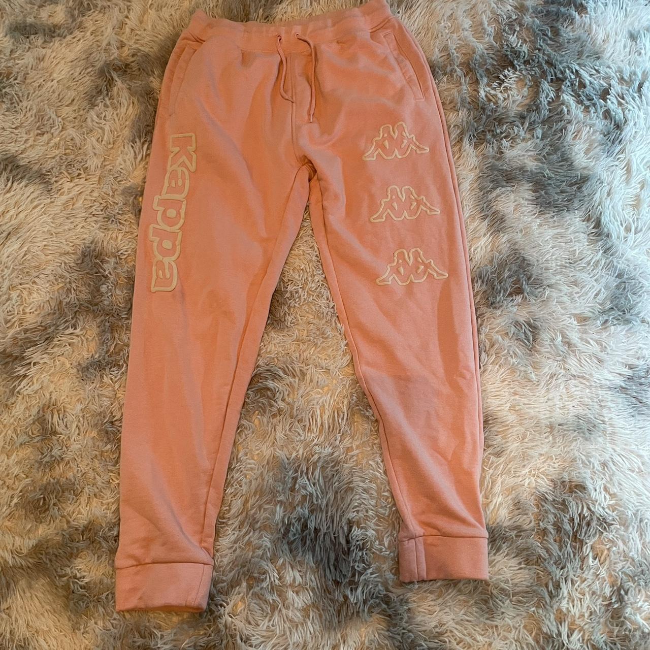 Pink kappa sweats Very nice and comfortable PLEASE... - Depop