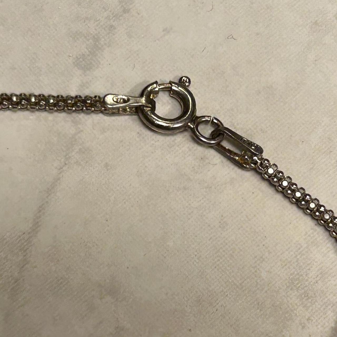 Thin Sterling Silver Chain - 17 inches - Hollow... - Depop