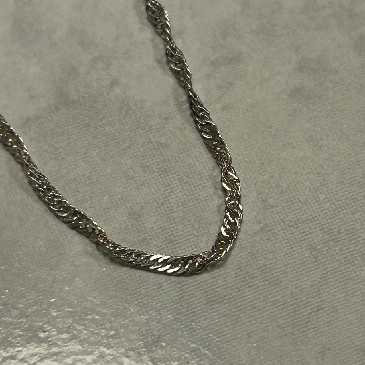 Light Sterling Silver Chain - 22 inches Silver is... - Depop