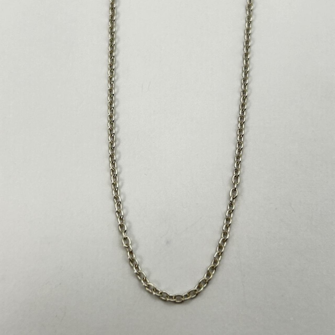Thin Sterling Silver Chain - 16 Inches Metal is... - Depop
