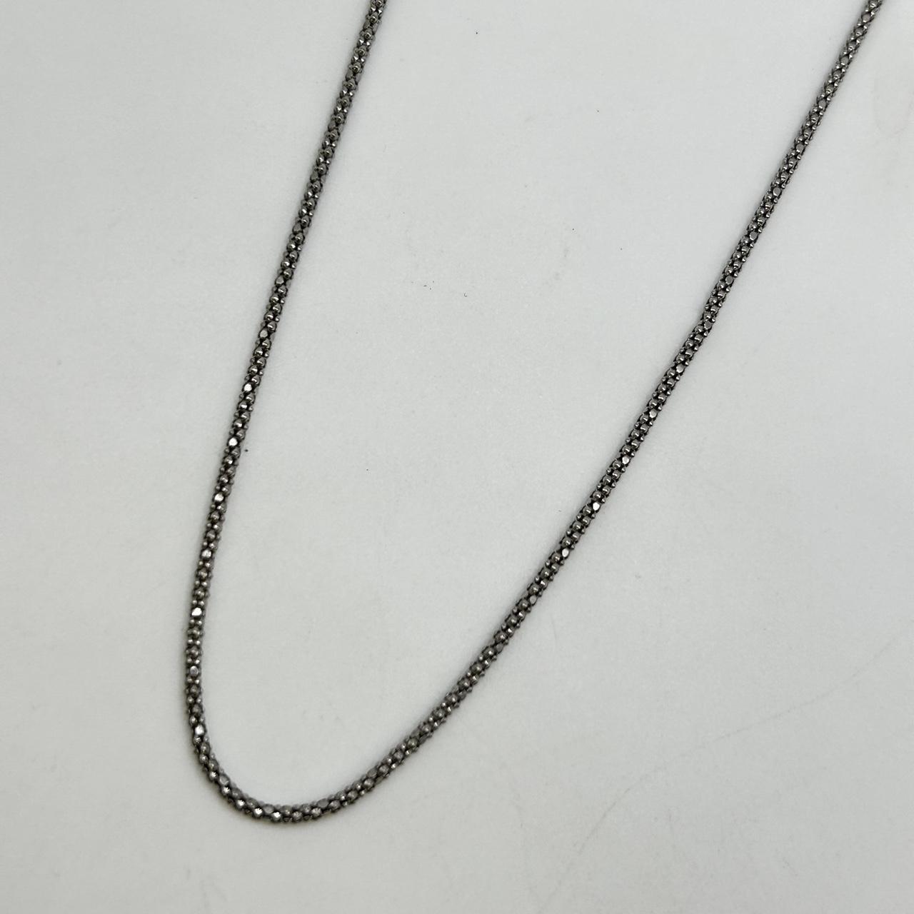 Thin Sterling Silver Chain - 18 inches Hollow - very... - Depop