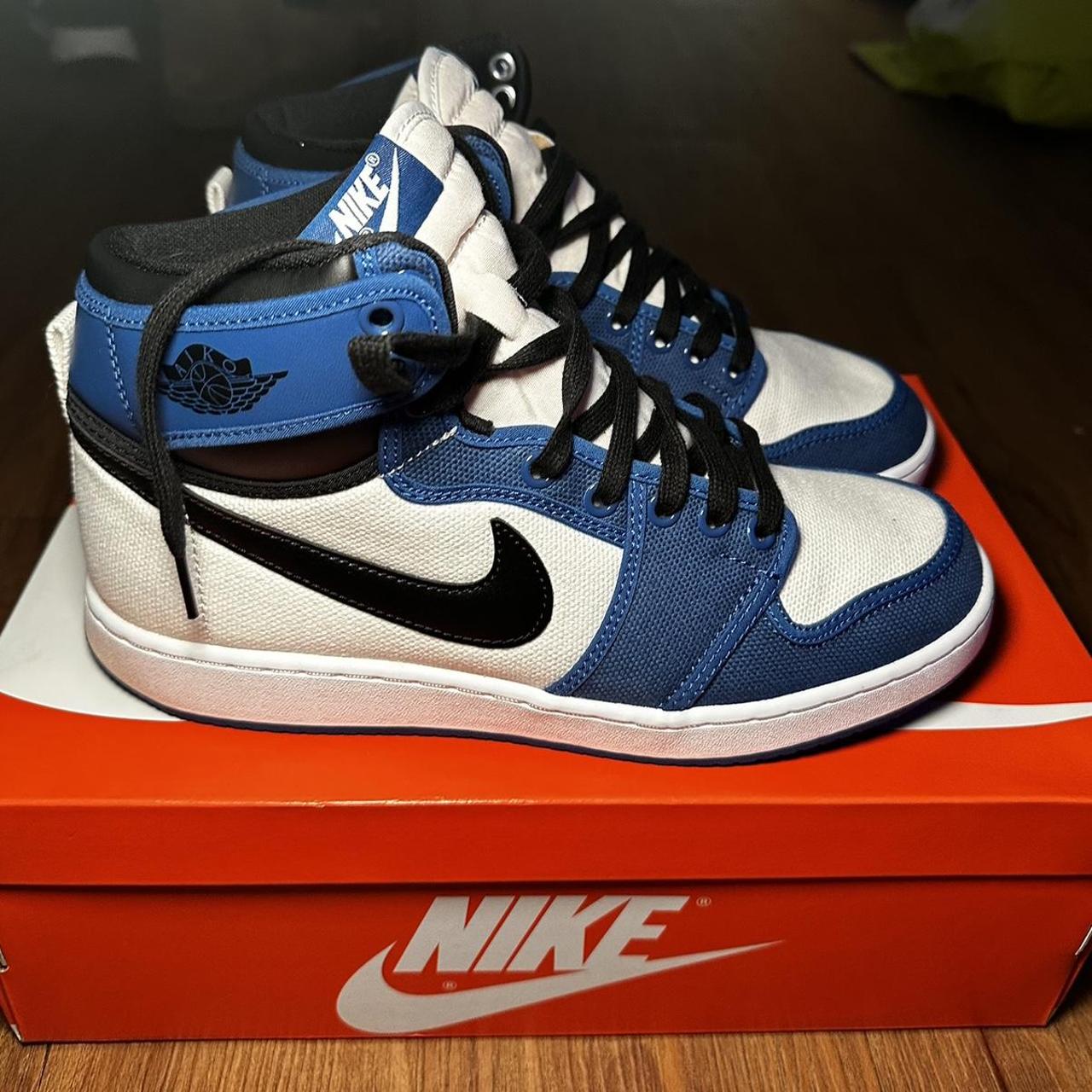 Nike Air Jordan 1 AJKO Blue & White #Nike... - Depop
