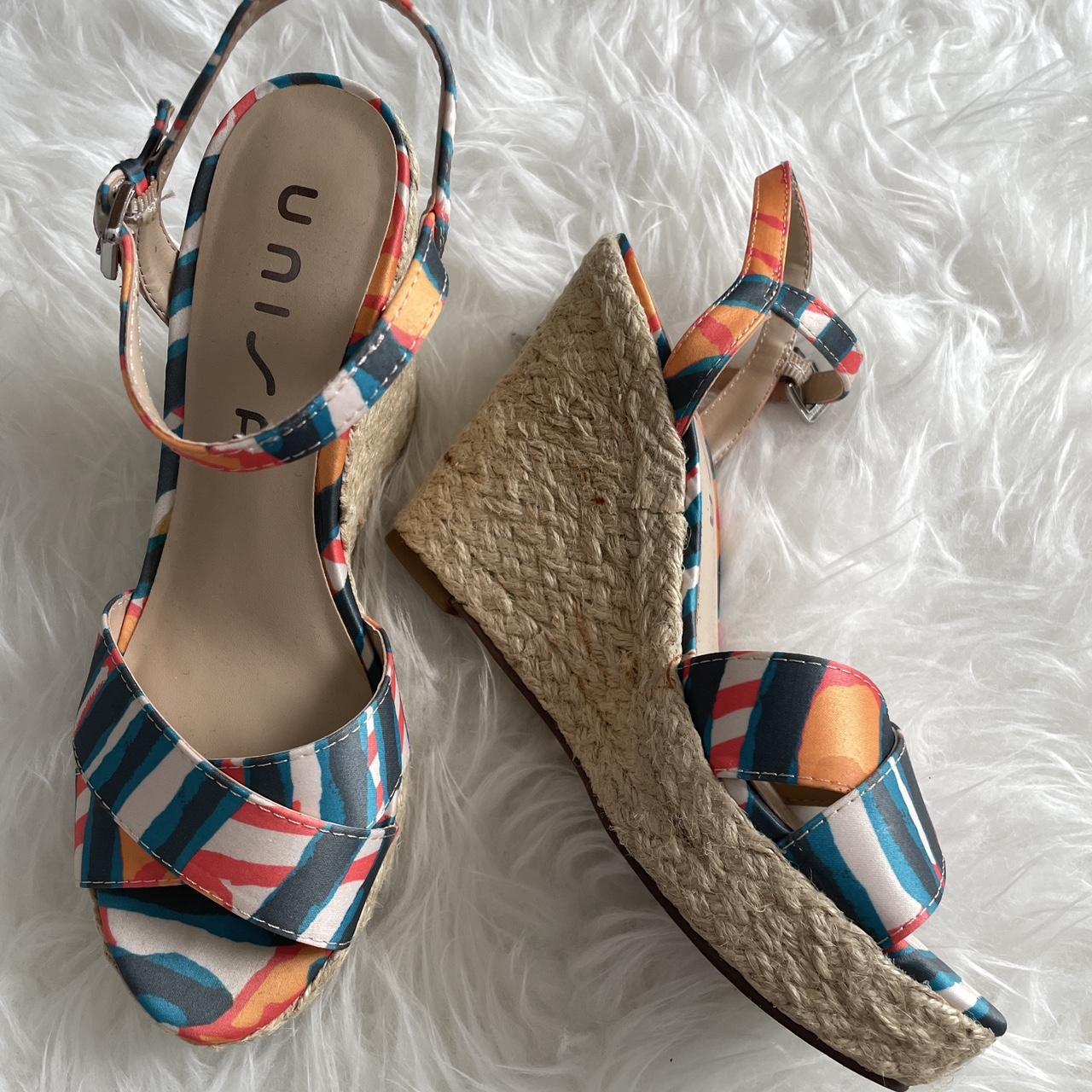 Unisa Strappy Jute Rope Wedge - Depop