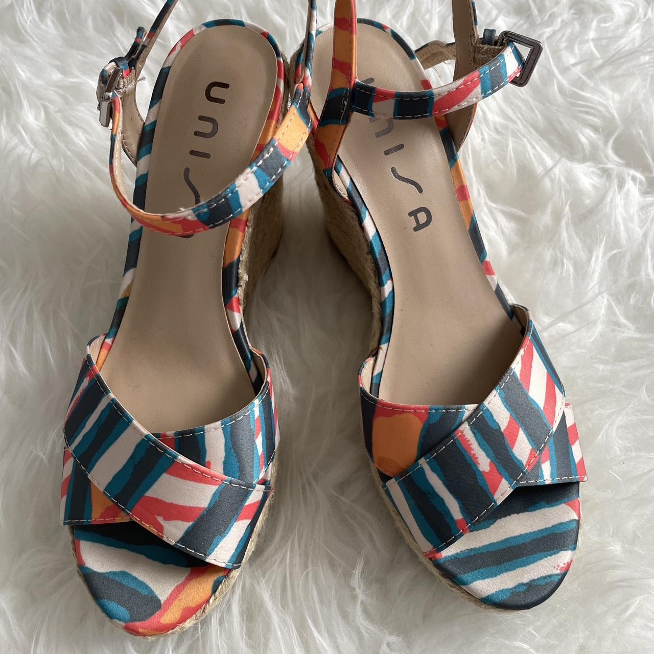 Unisa Strappy Jute Rope Wedge - Depop