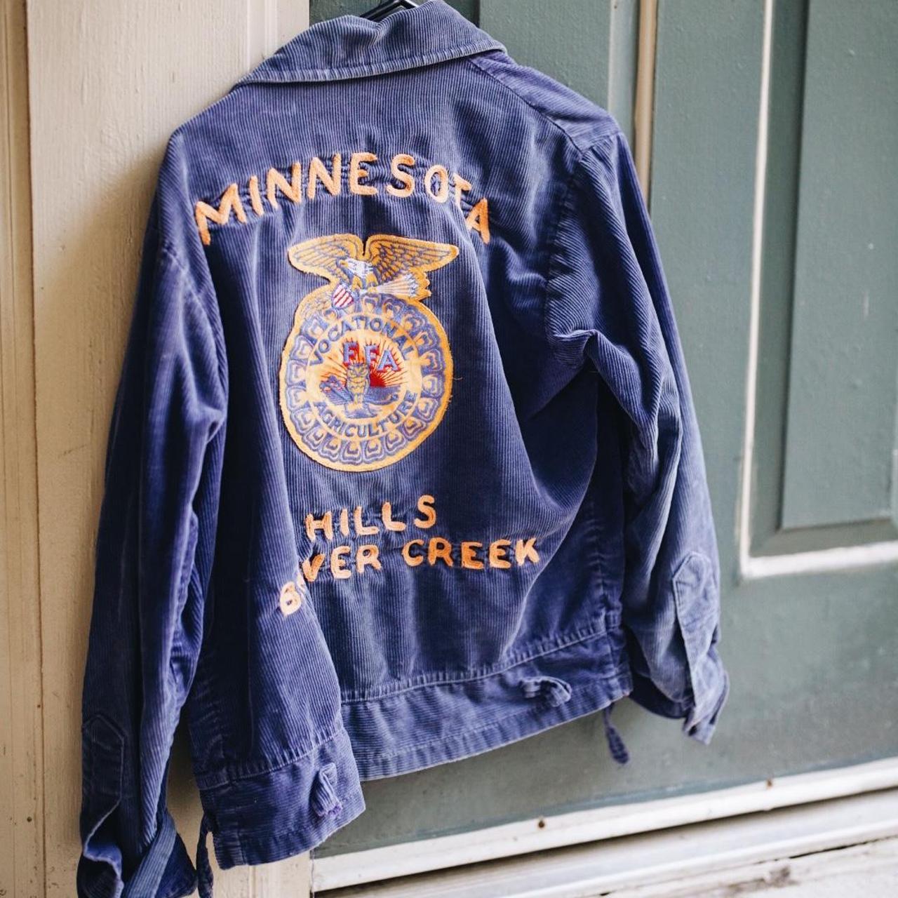 Vintage 80s faded distressed FFA Minnesota Hills... - Depop