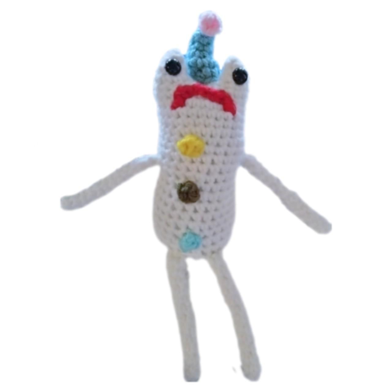 Clown frog plush! Handmade by me :D ♡ shipping //... - Depop