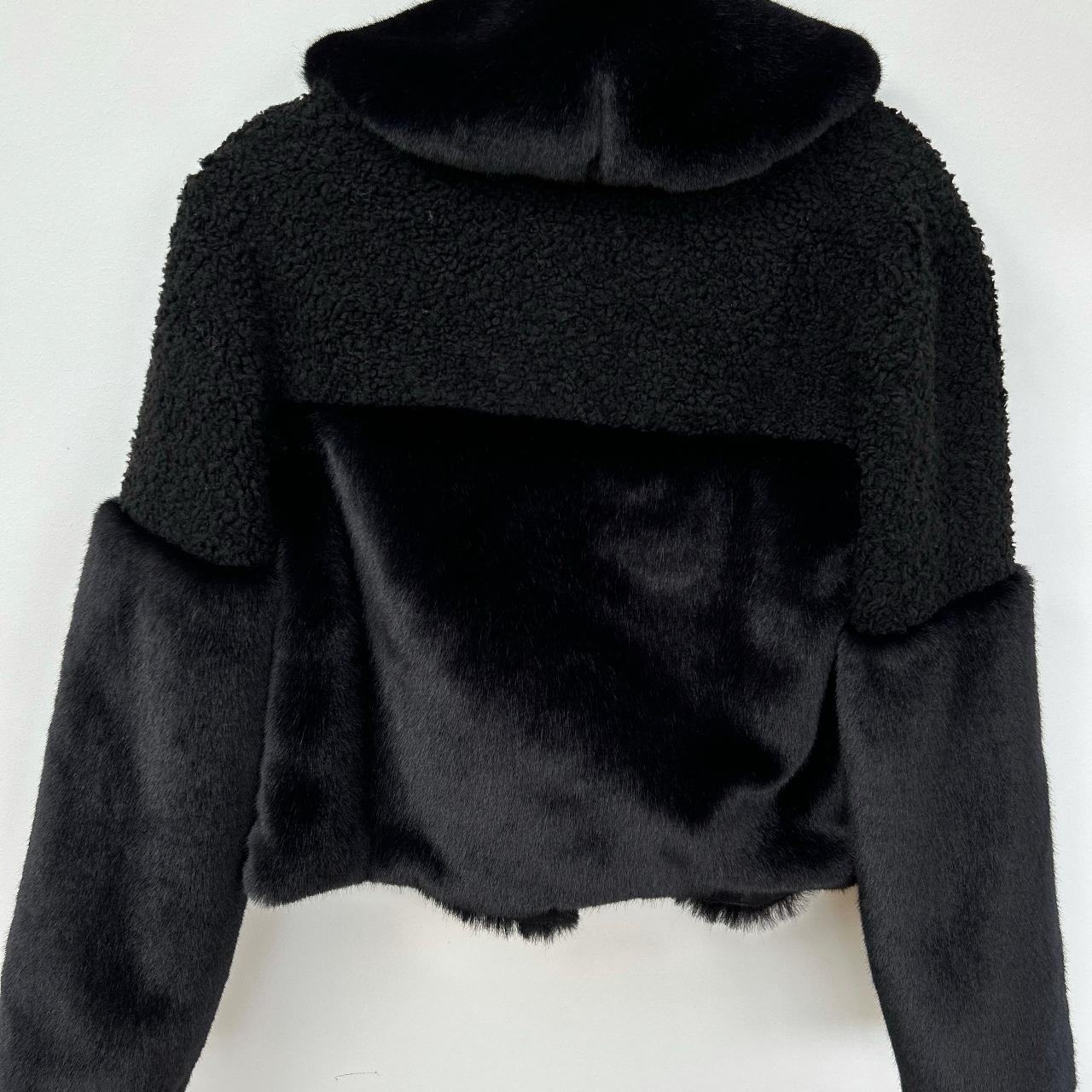 Faux Fur and Sherling Jacket from Samsoe & Samsoe. ... - Depop