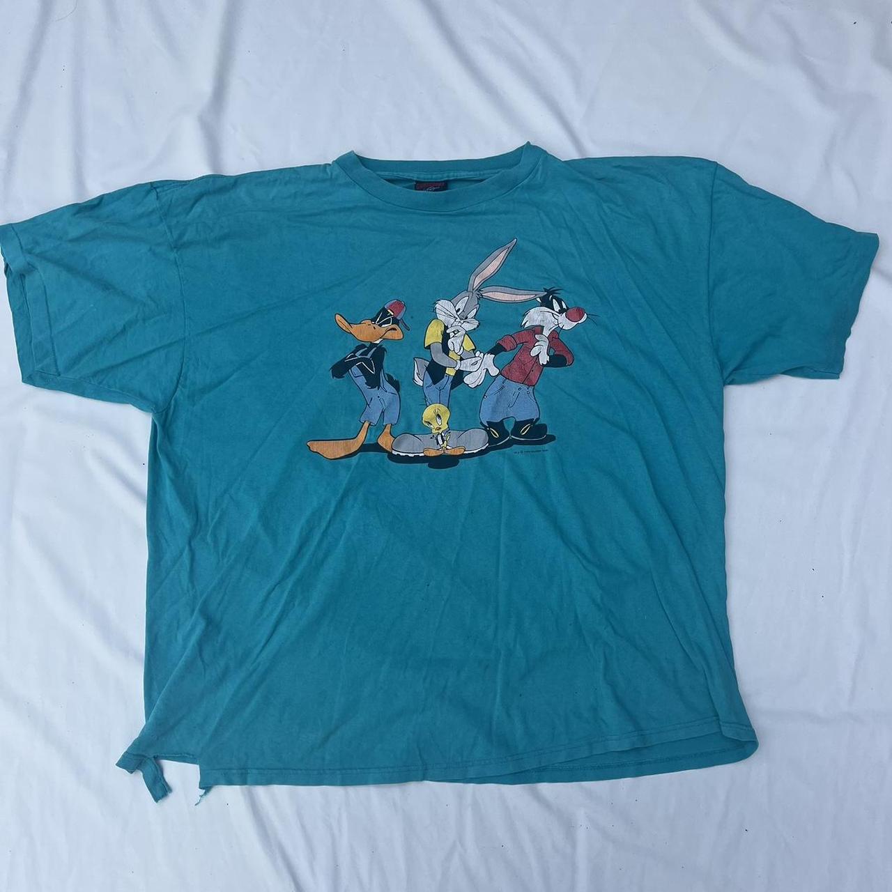 Vintage T-shirt Looney Tunes NUF SAID MAAAATE,... | Depop