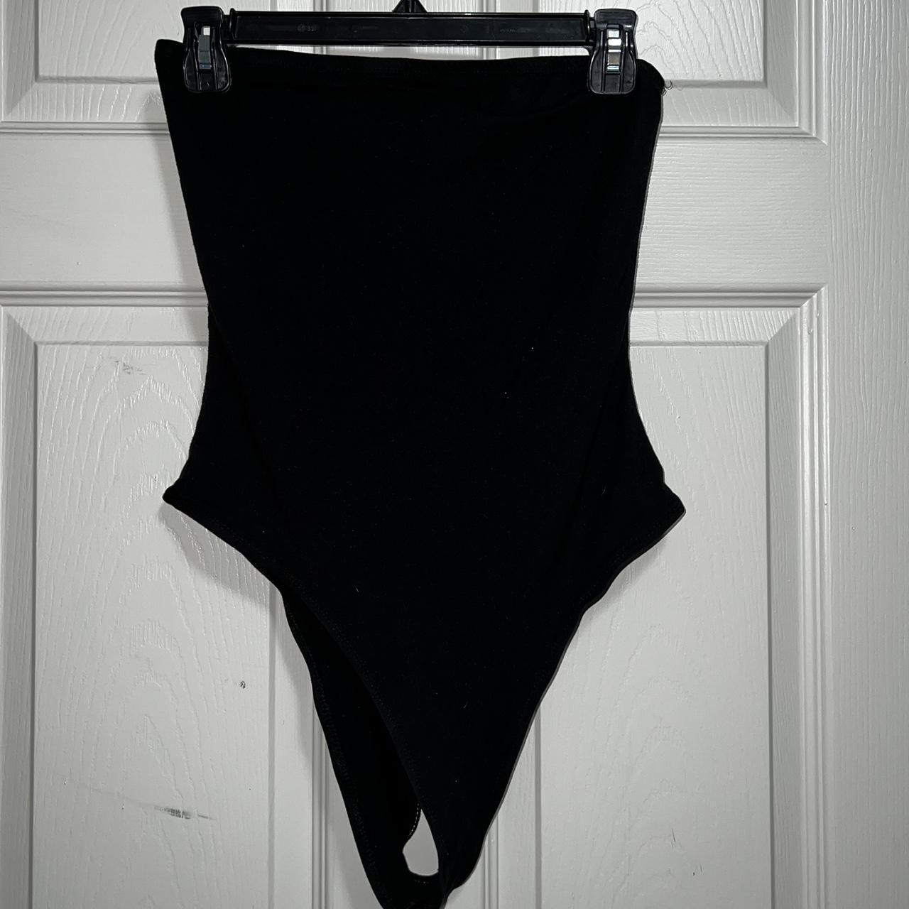 Tube top bodysuit Thong style with button bottom - Depop