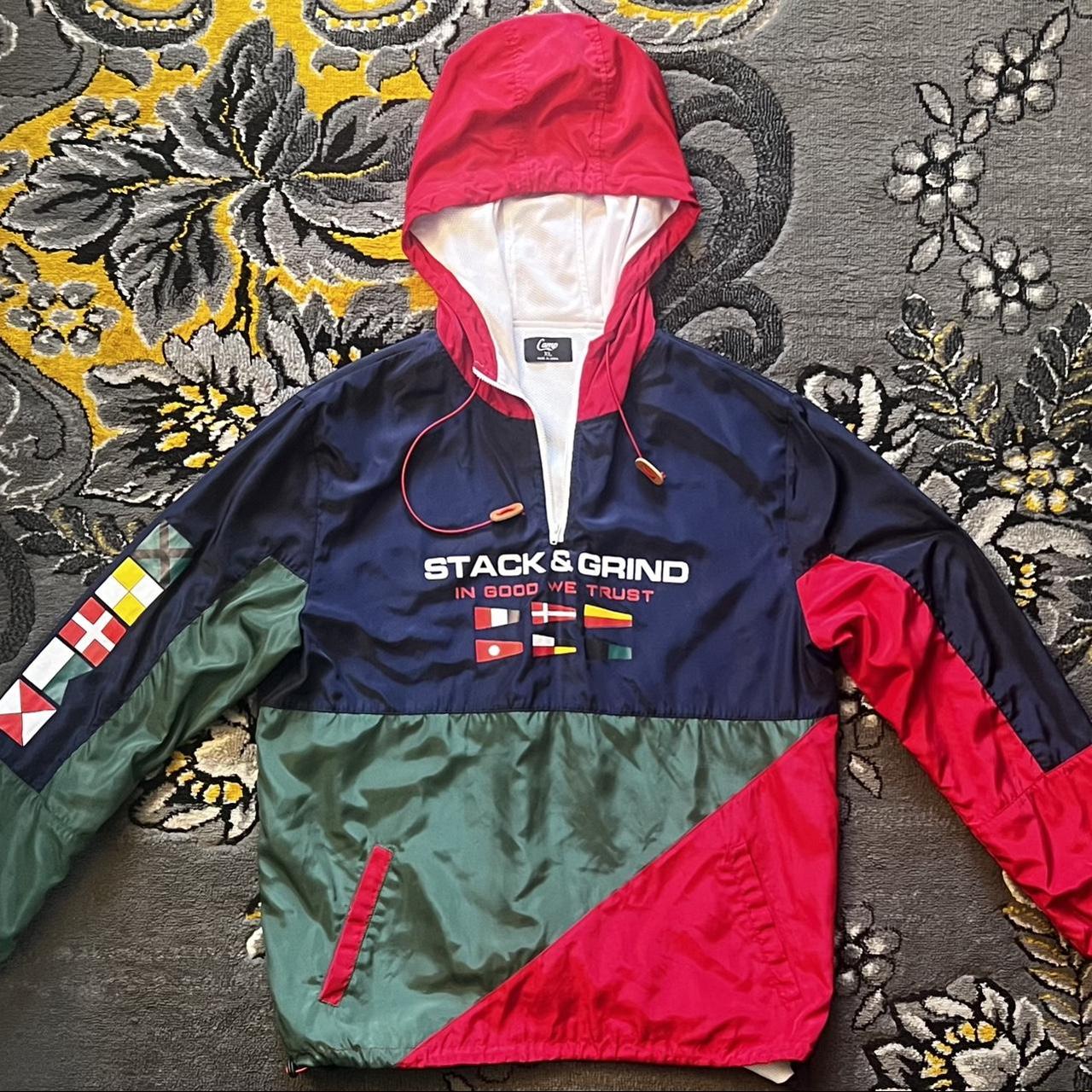 Camp - Stack & Grind Quarter-Zip Pullover XL 3... - Depop