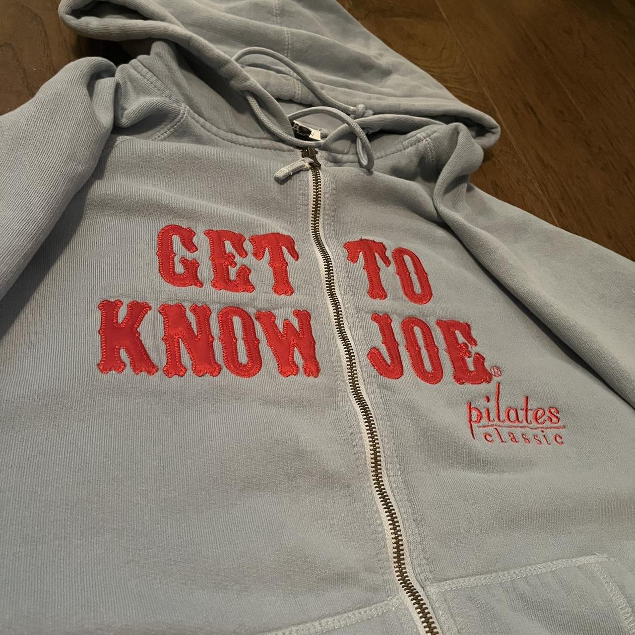 Pilates classic zip up jacket -blue grey -labeled... - Depop