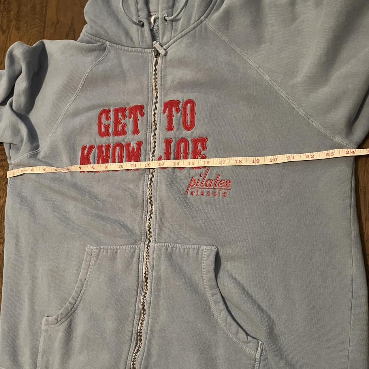 Pilates classic zip up jacket -blue grey -labeled... - Depop