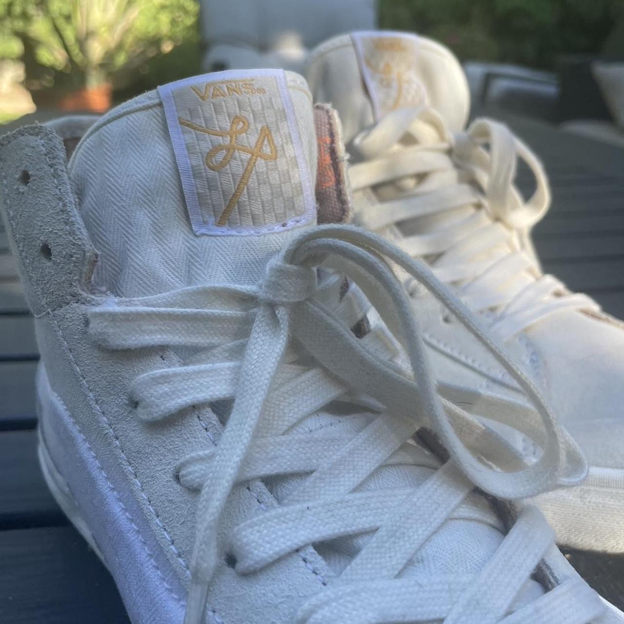 Tan suede eco Cush vans Light weight and ideal for... - Depop