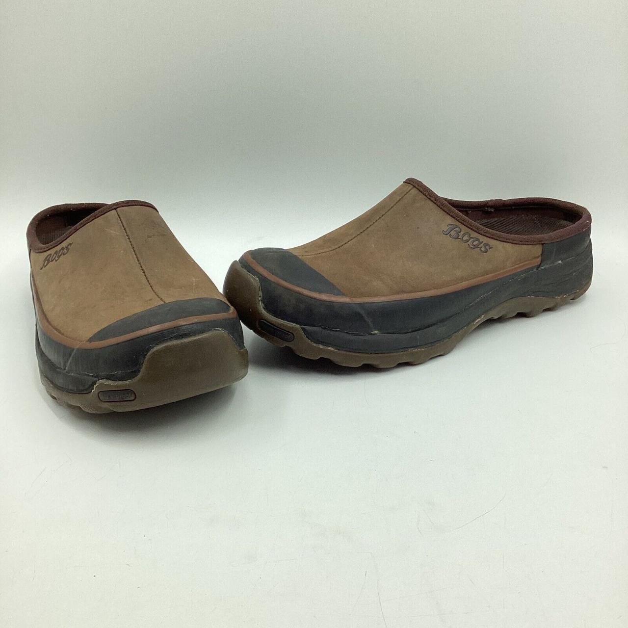 Bogs Clog Women's 10 Men’s 8 Brown Black Leather... - Depop