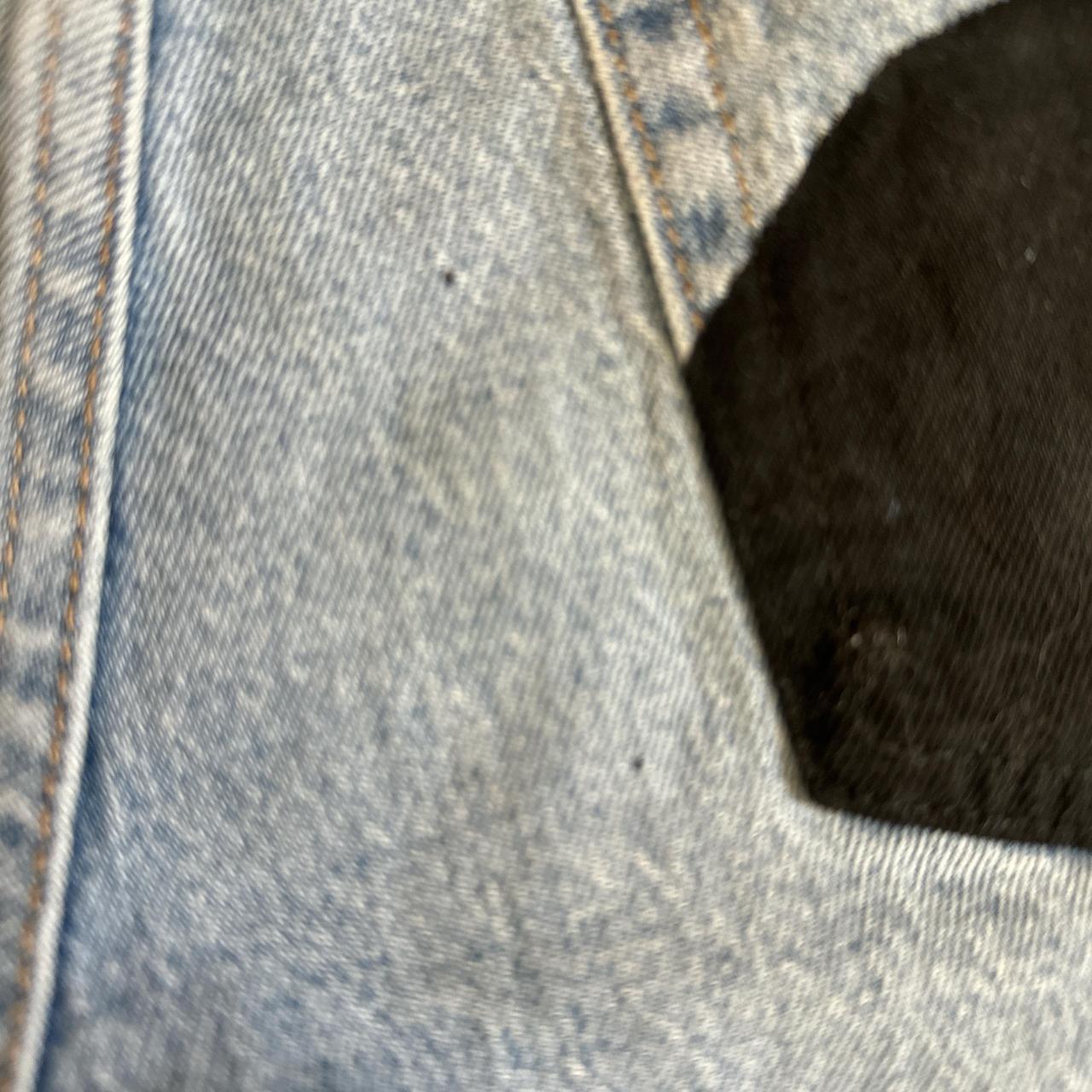 JORTS WITH HAND PAINTED 8 BALL DESIGN - perfect... - Depop