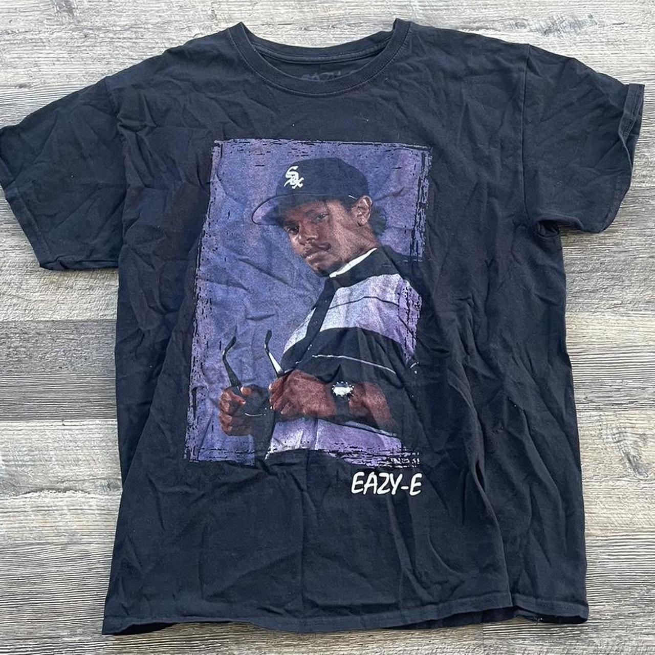 Eazy e shirt No stains noticed Size large but a... - Depop