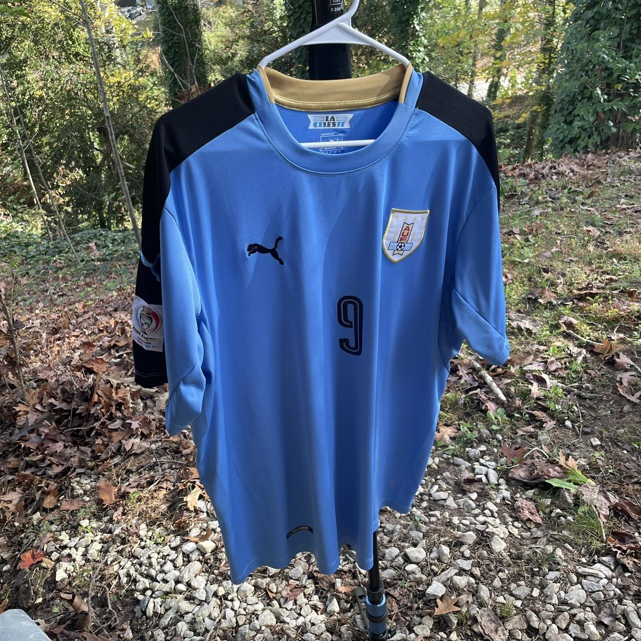 Puma Uruguay Luis Suarez uaf fifa jersey... - Depop