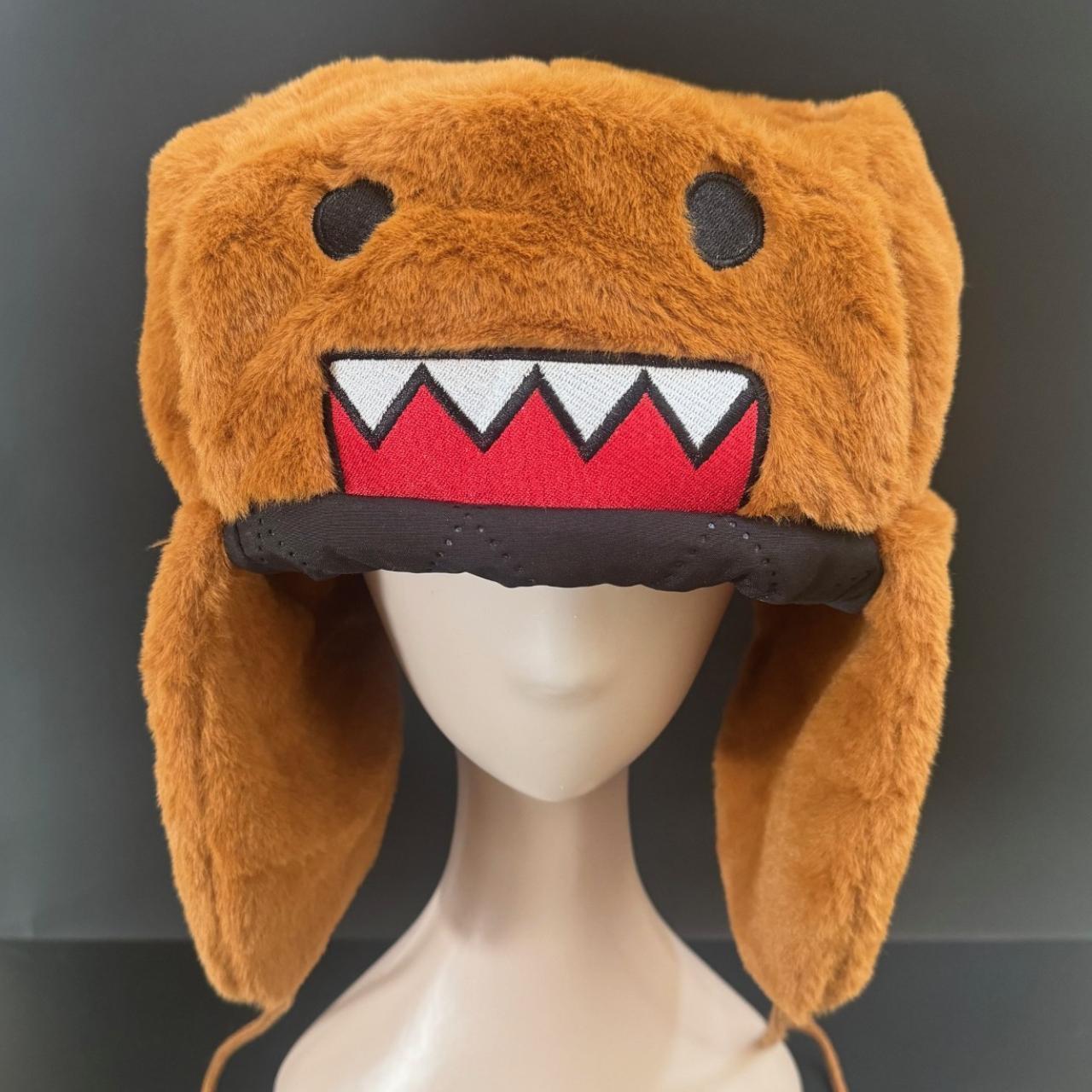 Sick Super comfy fur Domo y2k style hat Shipping... | Depop