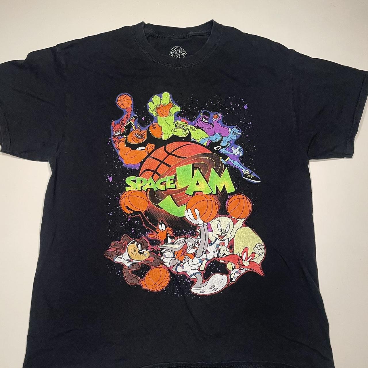 Space Jam Graphic Tee Size L Feel free to dm any... - Depop