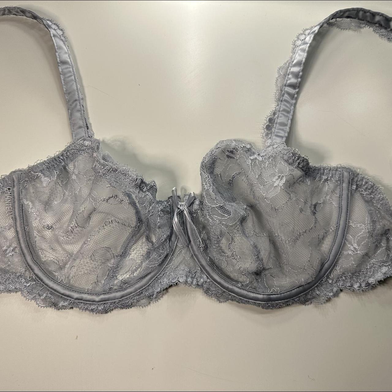 Beautiful light blue bra from Chantelle 💘 size 34DD - Depop