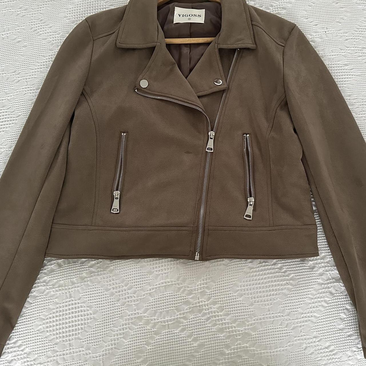 Light brown jacket Cool stylish jacket Super soft... - Depop
