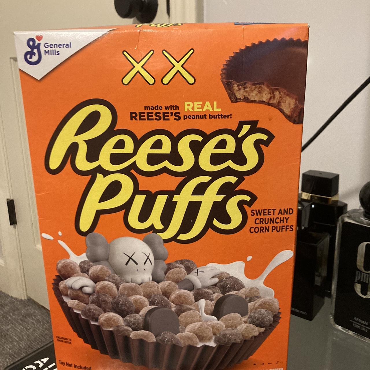 KAWS x Reese's Puffs cereal #KAWS #collaboration - Depop
