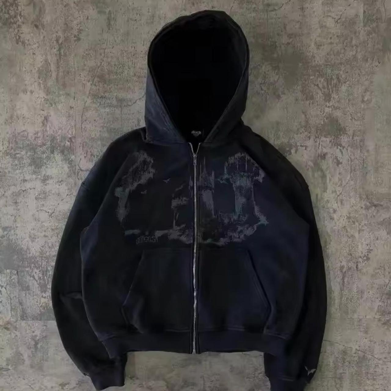 Black Ditch Castle Zip Up ‼️LMK YOUR SIZE‼️... | Depop