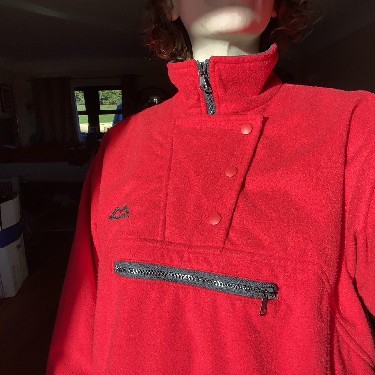 vintage red fleece - Depop
