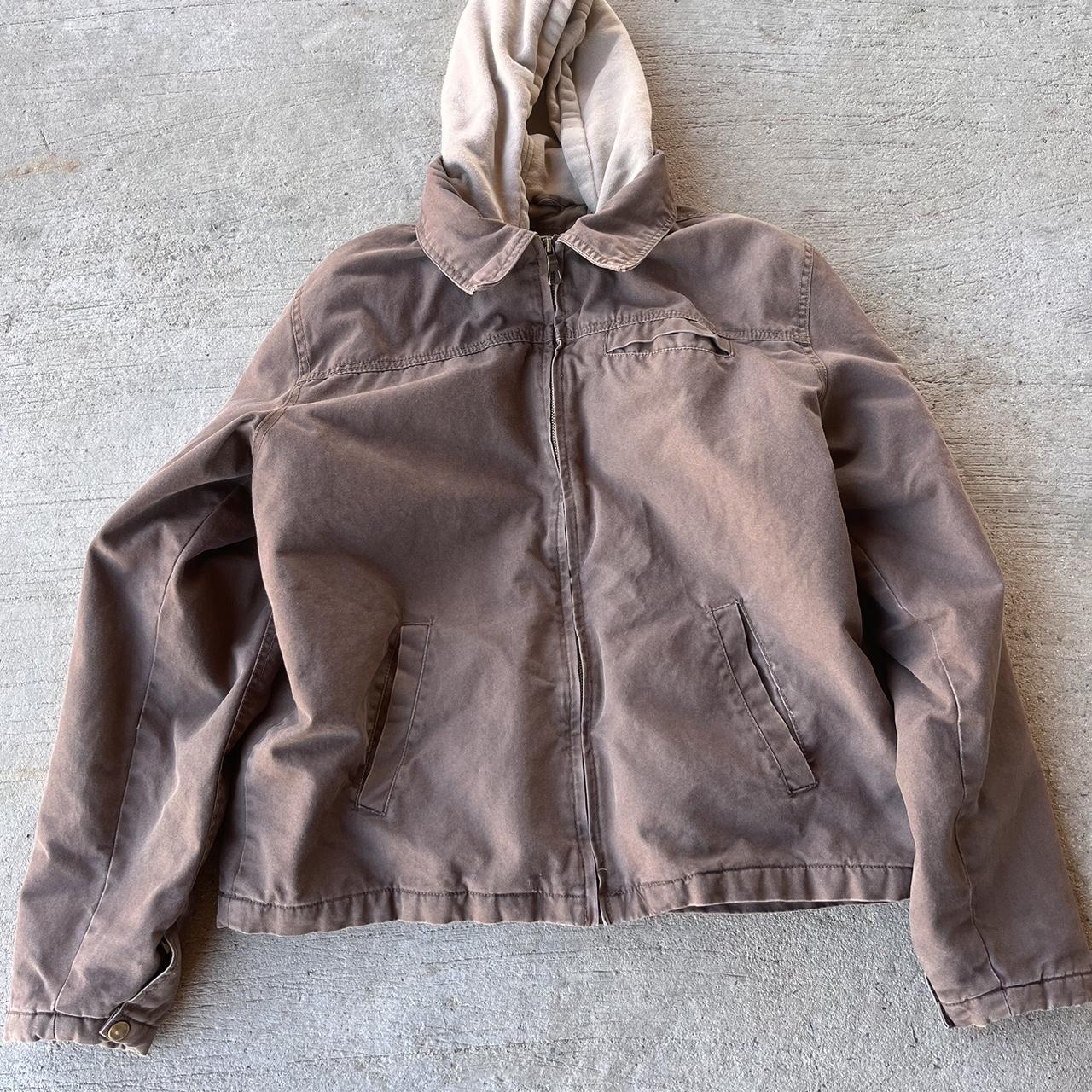 Vintage cropped brave soul jacket Size Large but... - Depop