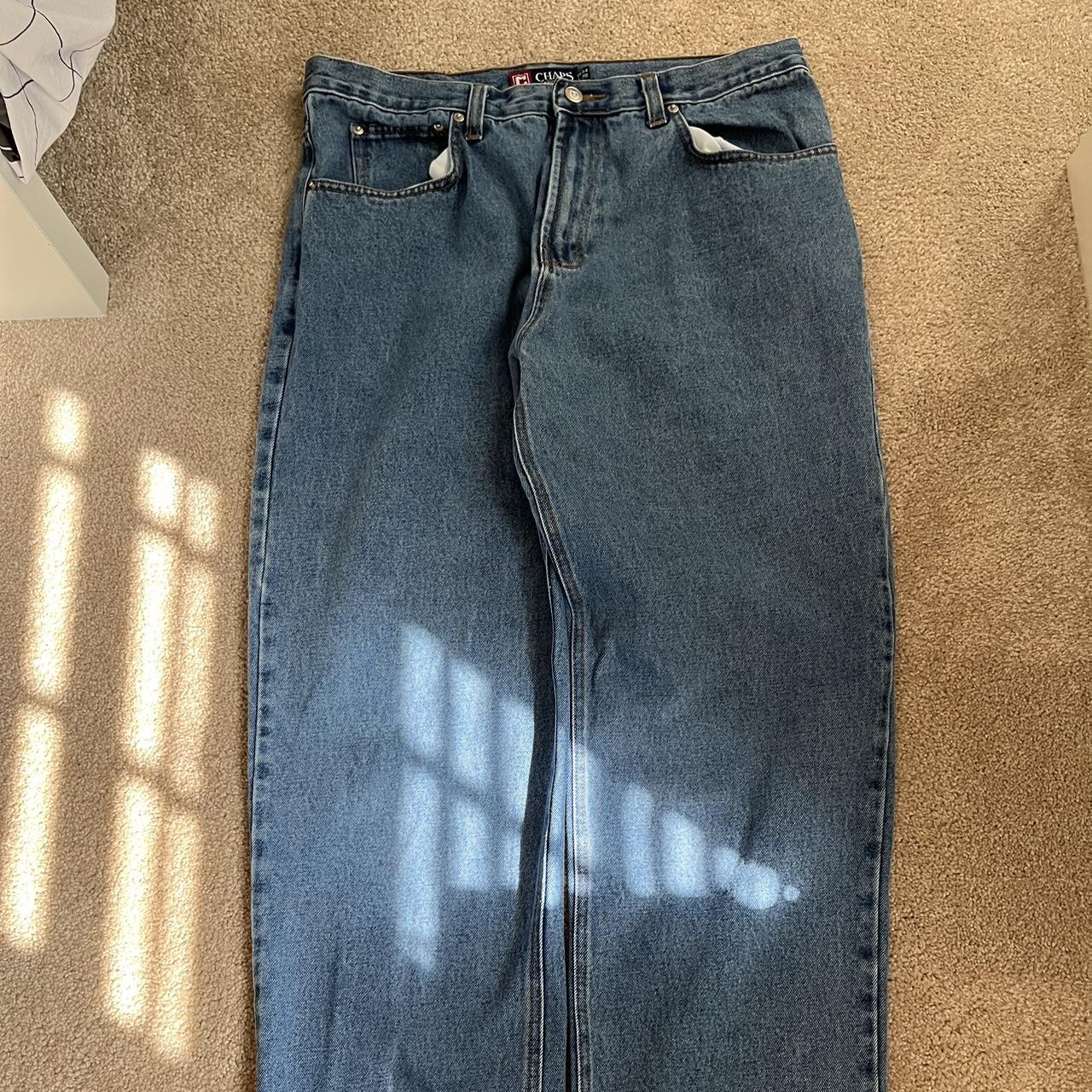Chaps Men's Blue Jeans | Depop