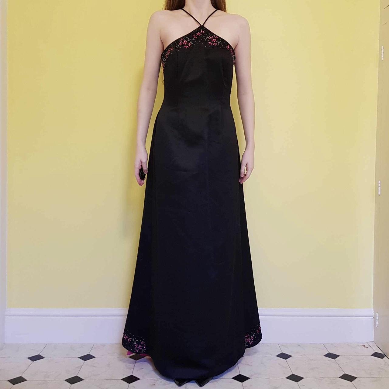 vintage y2k halter prom dress from Morgan and... - Depop