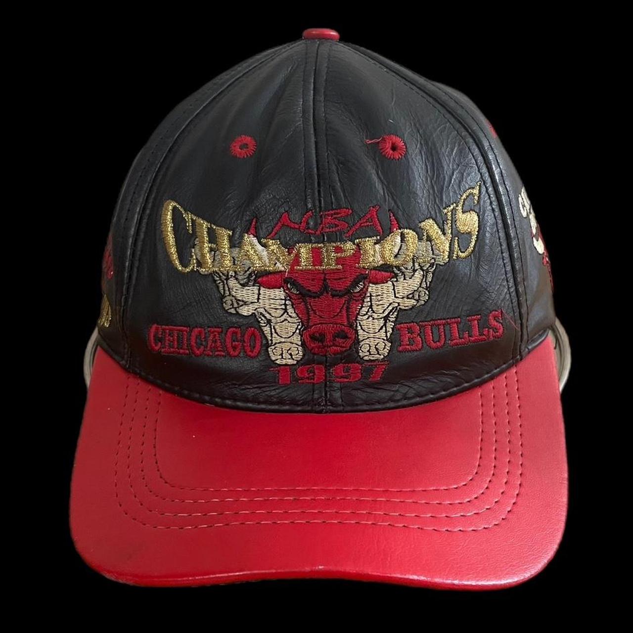 Men's Black and Red Hat | Depop