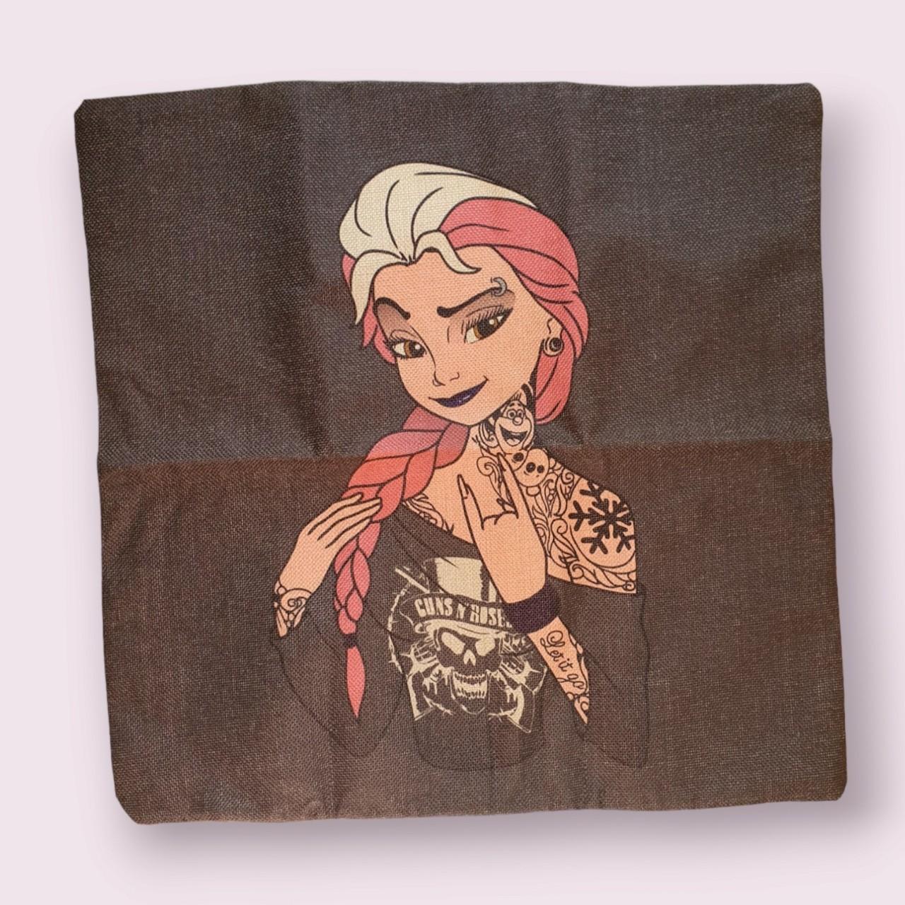 Frozen Punk Elsa Decorative Couch Pillow Cover... - Depop