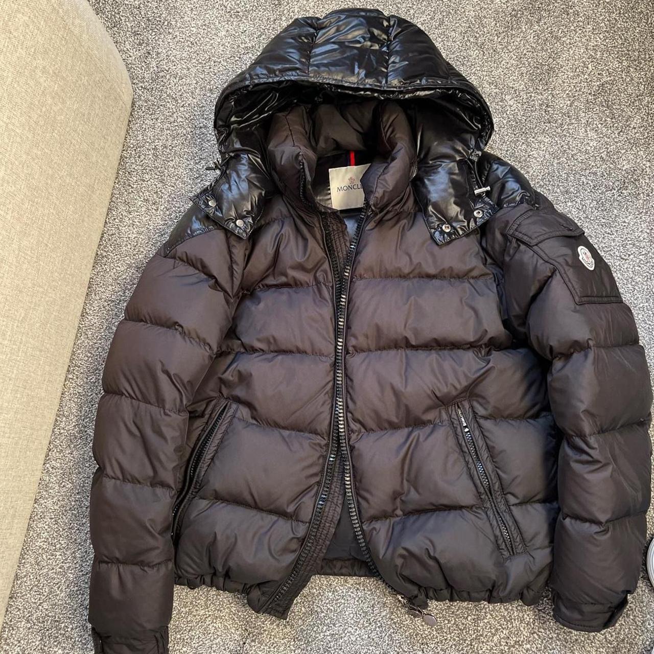 Great looking mens moncler jacket size 2. Slight... - Depop