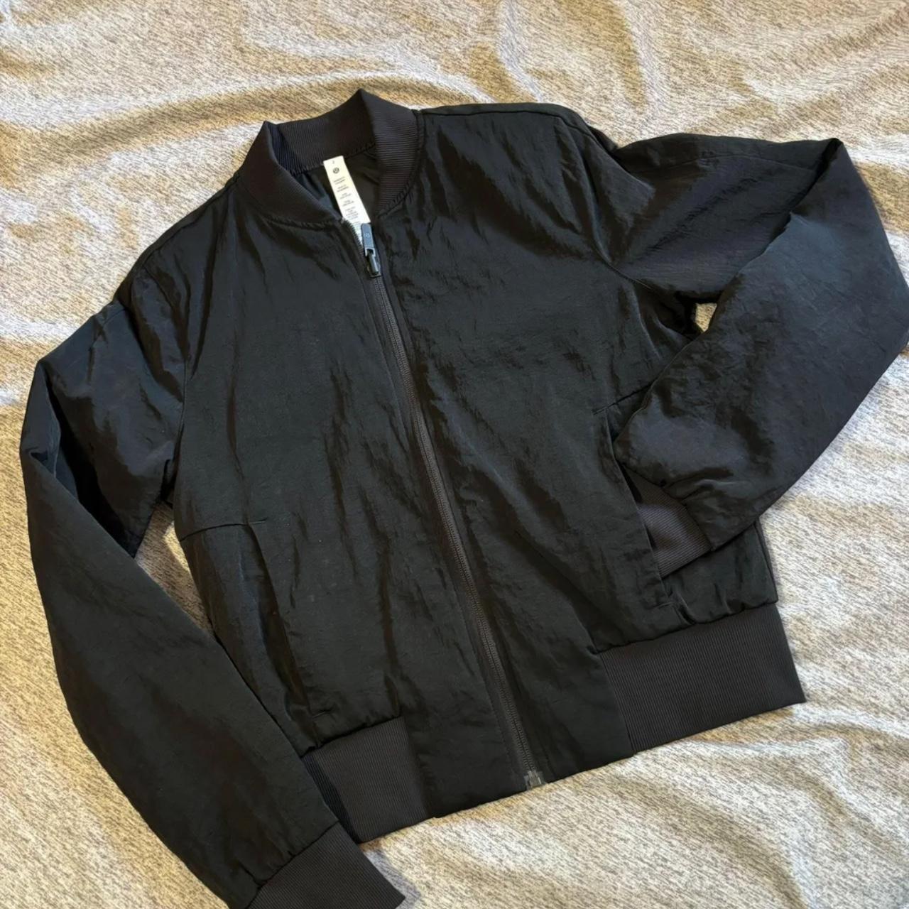 lululemon reversible bomber jacket - Depop