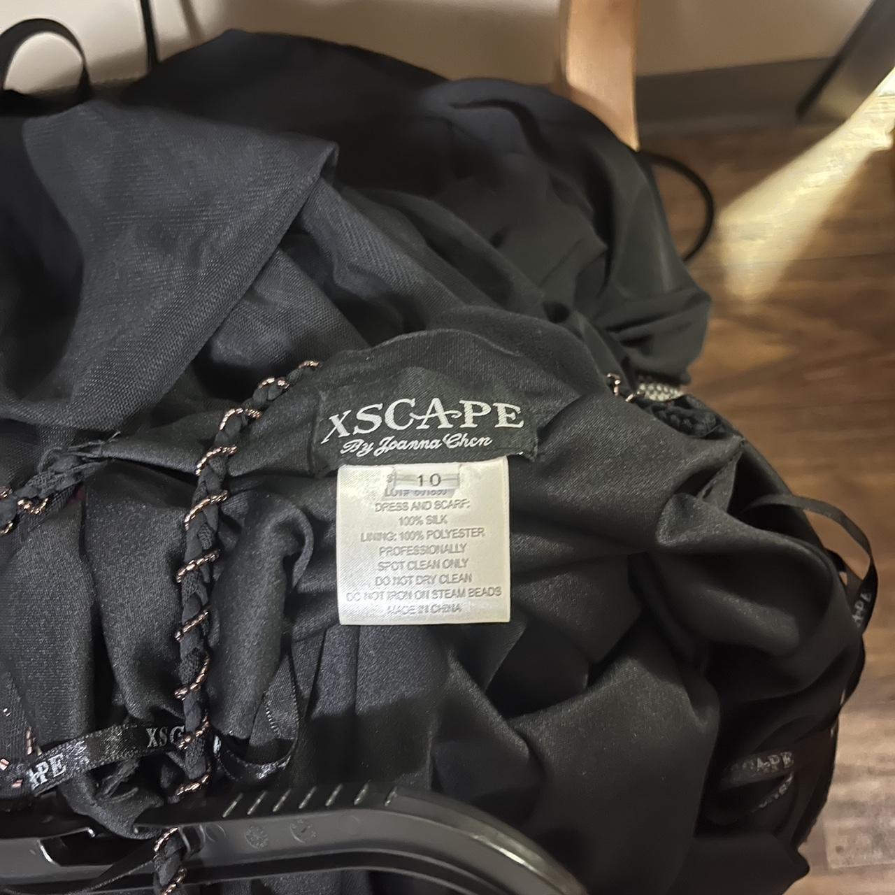 please message before you buy!! xscape black floral... | Depop