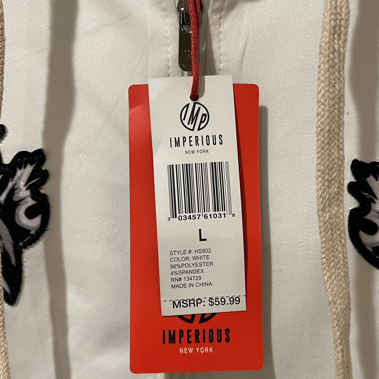 Imperious New York Men’s White Eagle and Tiger Eyes... - Depop