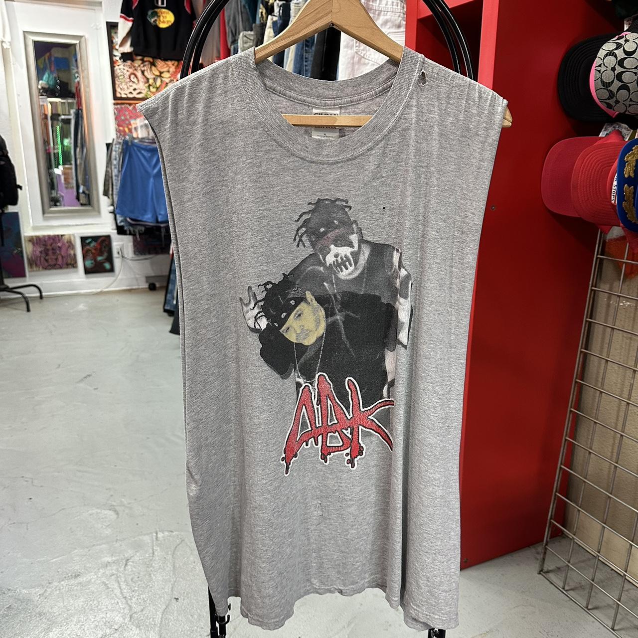 Y2K Anybody Killa ICP Faded Cut Off Sleeveless T... - Depop