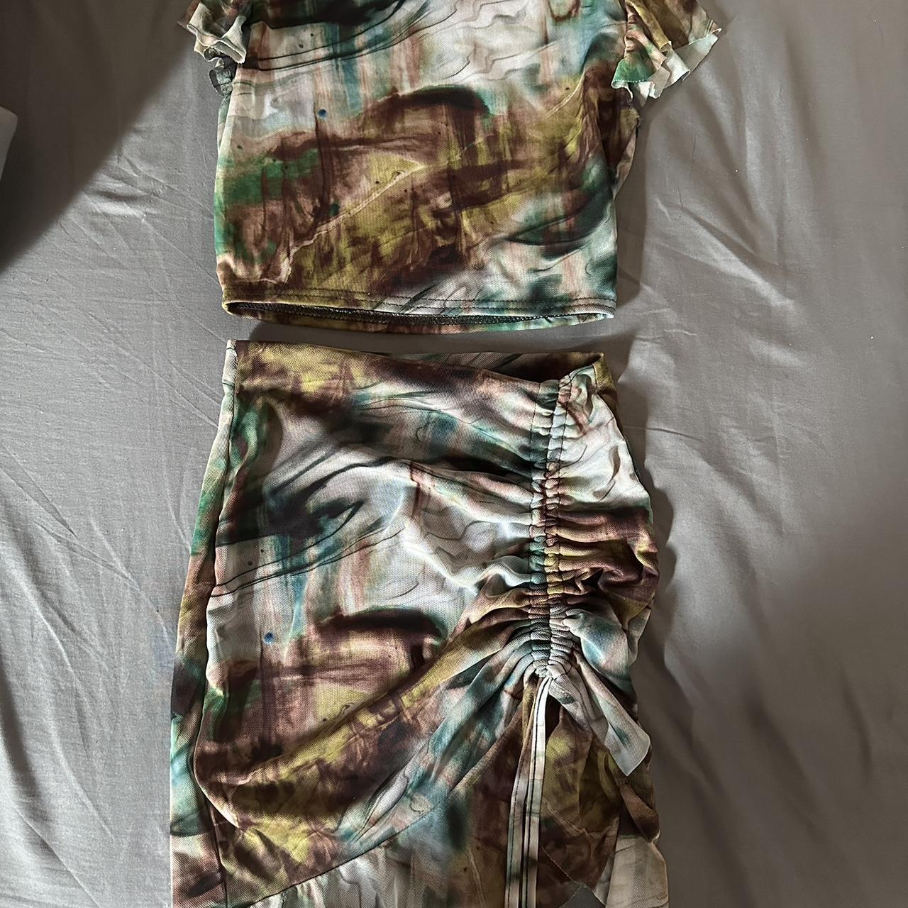 Pretty little thing Two piece set size us 4 Worn... - Depop