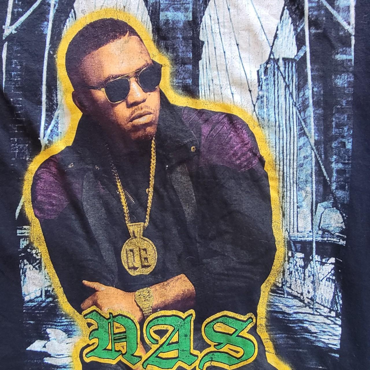 NAS Shirt 90s Style Rap T Shirt Good condition... - Depop